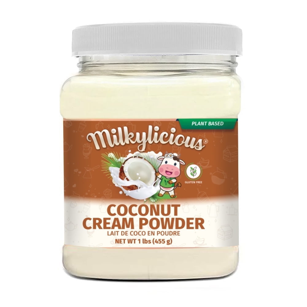 Milkylicious Coconut Cream Powder 1 lbs 455 gm Plant-Based Non-Dairy ...