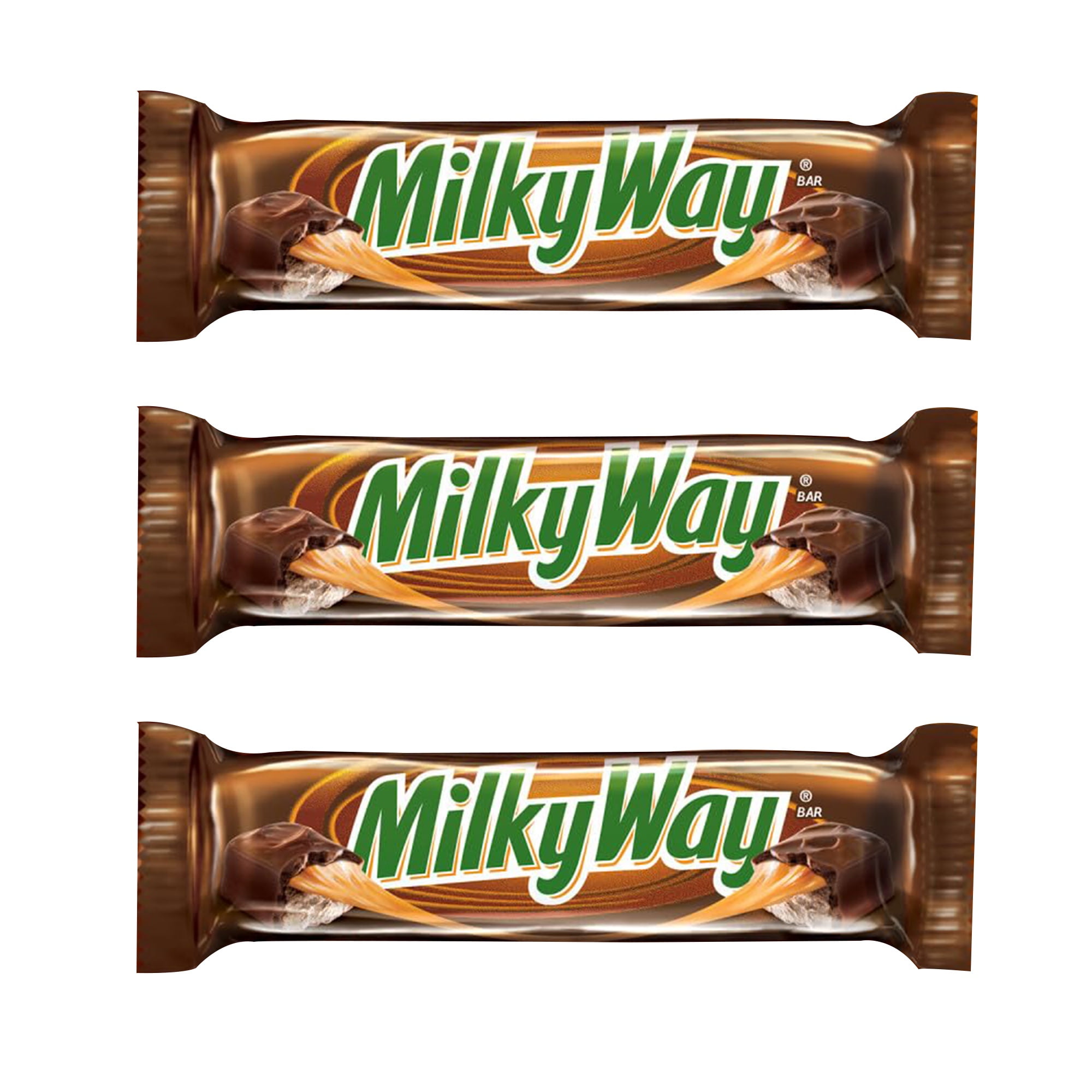 Milkyway Candy Milk Chocolate Bars for Snack Time, Full Size, 1.84 Oz ...