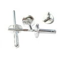 Mill 3/16" Large Head Tri-Fold Exploding Aluminum Mandrel Pop Rivets 25 ...