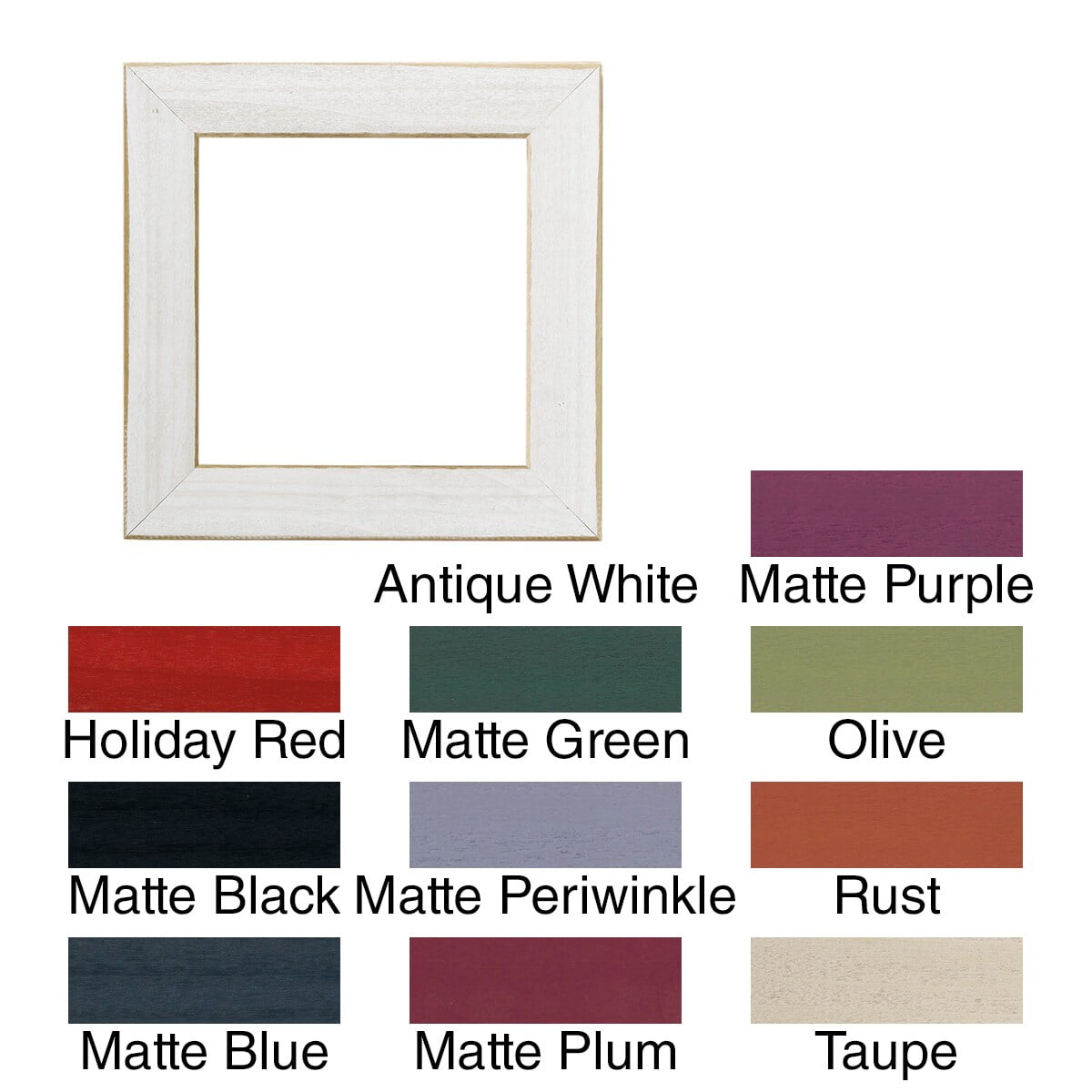 Mill Hill Wooden Frame 6"X6"-Matte Blue - Walmart.com