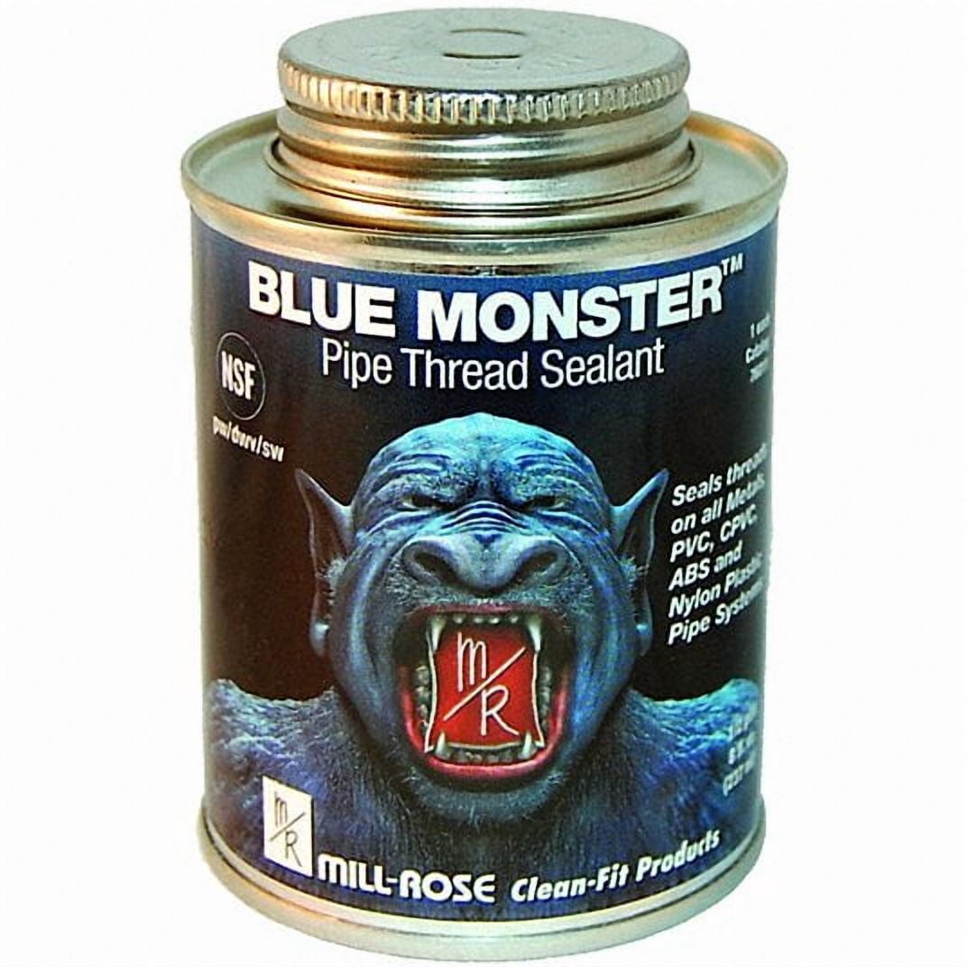 Mill-Rose Blue Monster Heavy-Duty Pipe Thread Sealant, 8oz Can - 76011 ...