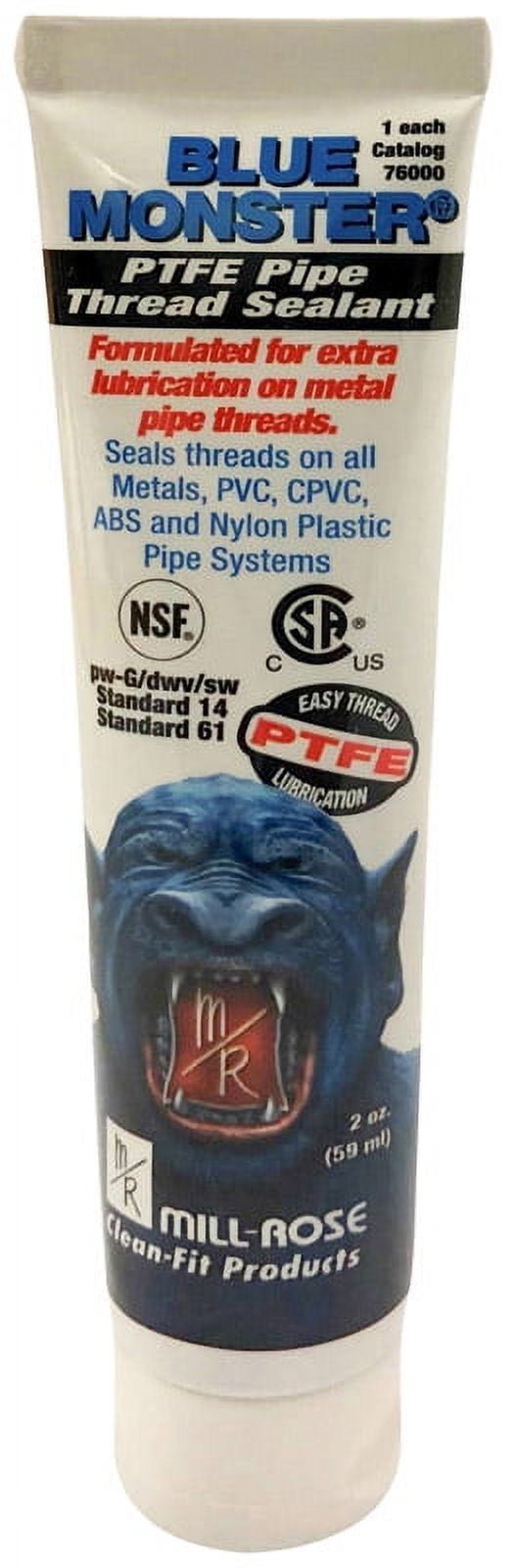 Mill Rose Blue Monster White Pipe Thread Sealant 2 oz - Walmart.com