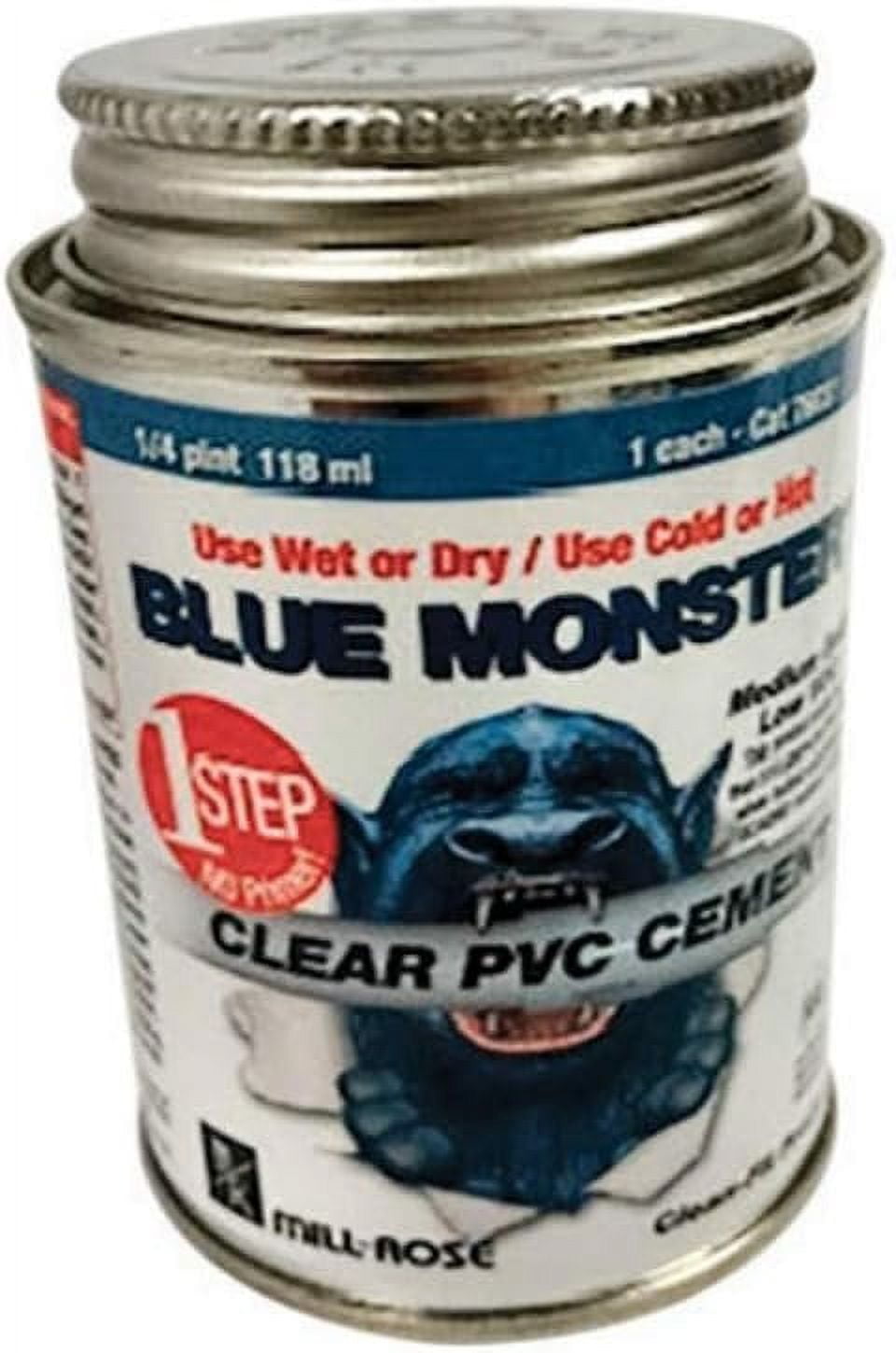Mill-Rose Clear PVC Cement 1/4pt - Walmart.com