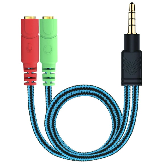 2pcs 3.5mm Headphone Y Splitter 1 Male to 2 Female Audio Jacks for ...