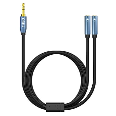 Dual Audio Adapter Set: 3.5mm Male to 6.35mm Female Connector Pack ...