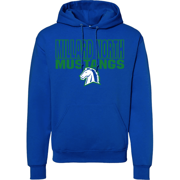 Millard North High School Men's Classic Fit Long Sleeve Hoodie ...