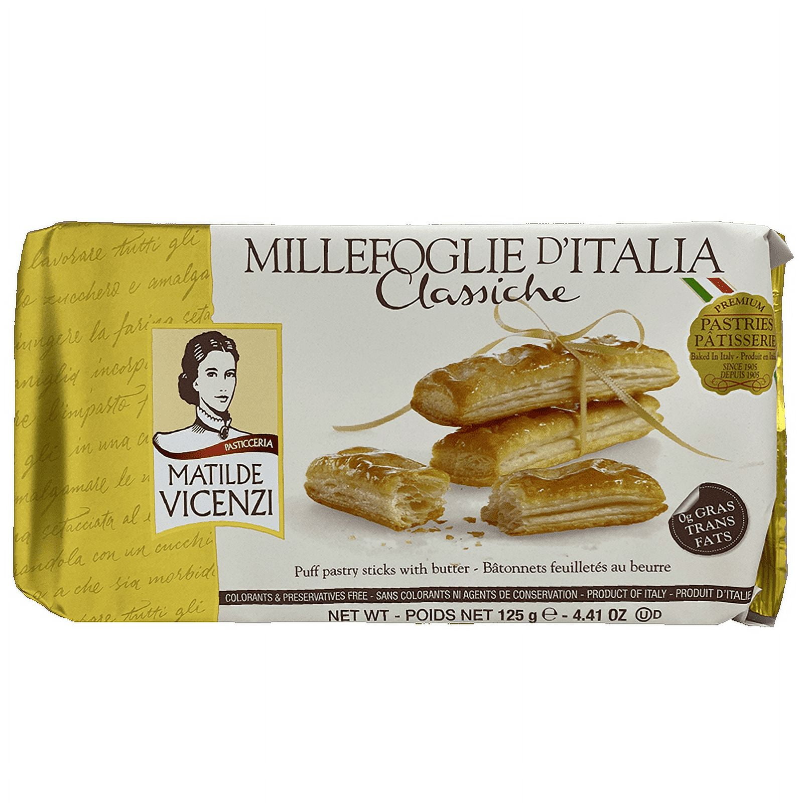 Millefoglie d’Italia Glassate Classic Puff Pastry Sticks | Mini Snack ...