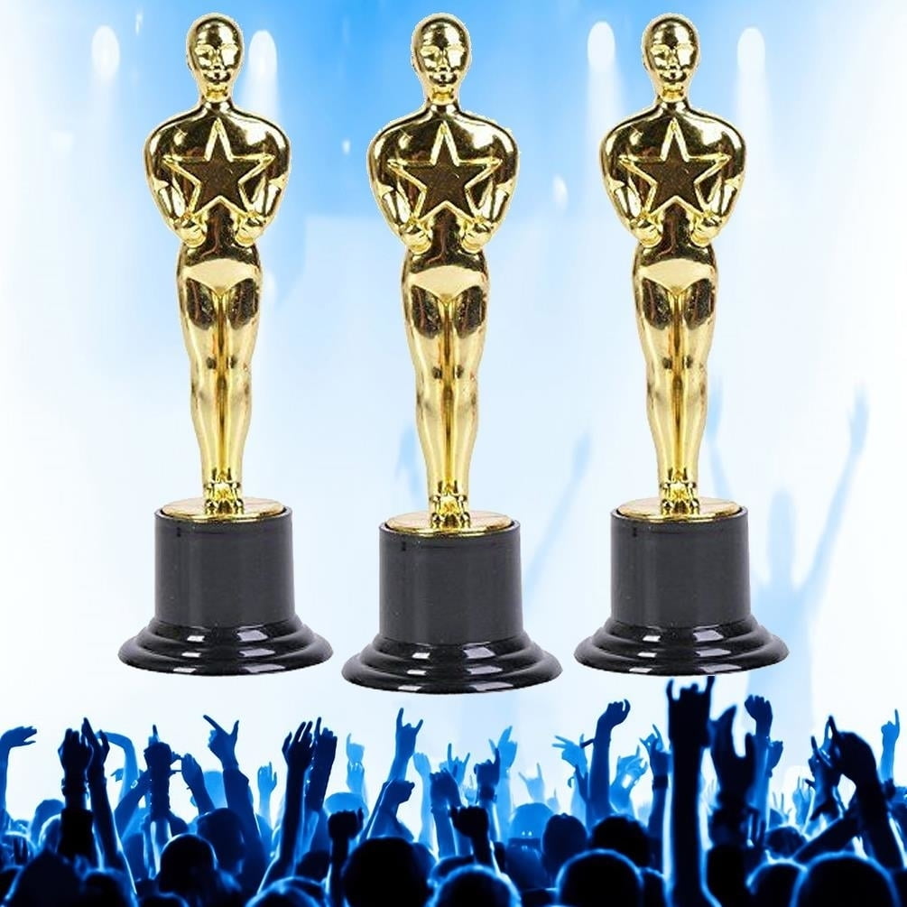 Millennial Participation Gold Trophy 3pk Novelty Party Favor Awards Set ...