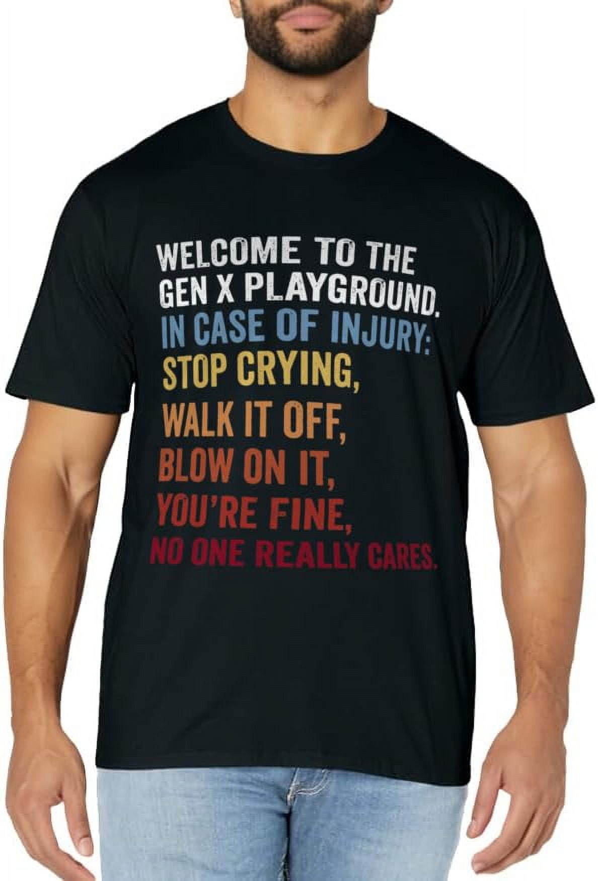 Millennial T-Shirt Welcome to the Gen X Playground Generation X 1980 ...