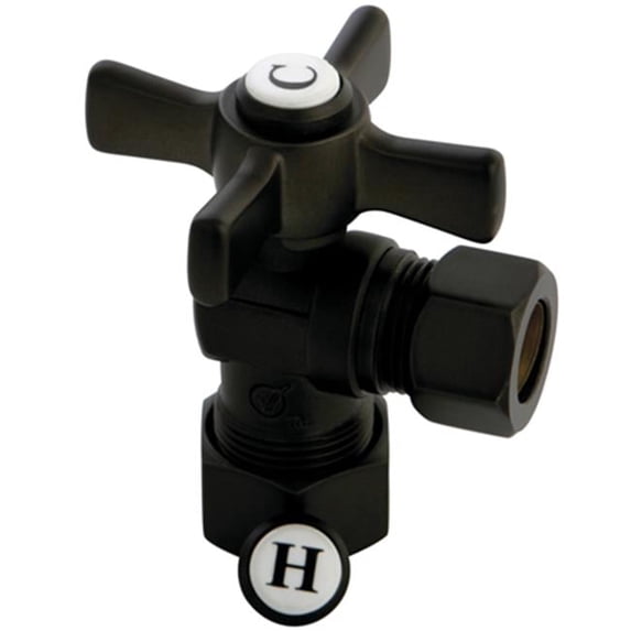 Millennium .62 in. OD Compression X .5 in. OD Compression Angle Valve ...