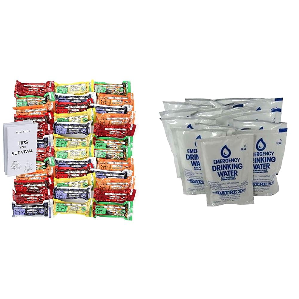 Millennium Assorted Fruit Flavored Energy Bars (6 Count) & Datrex ...