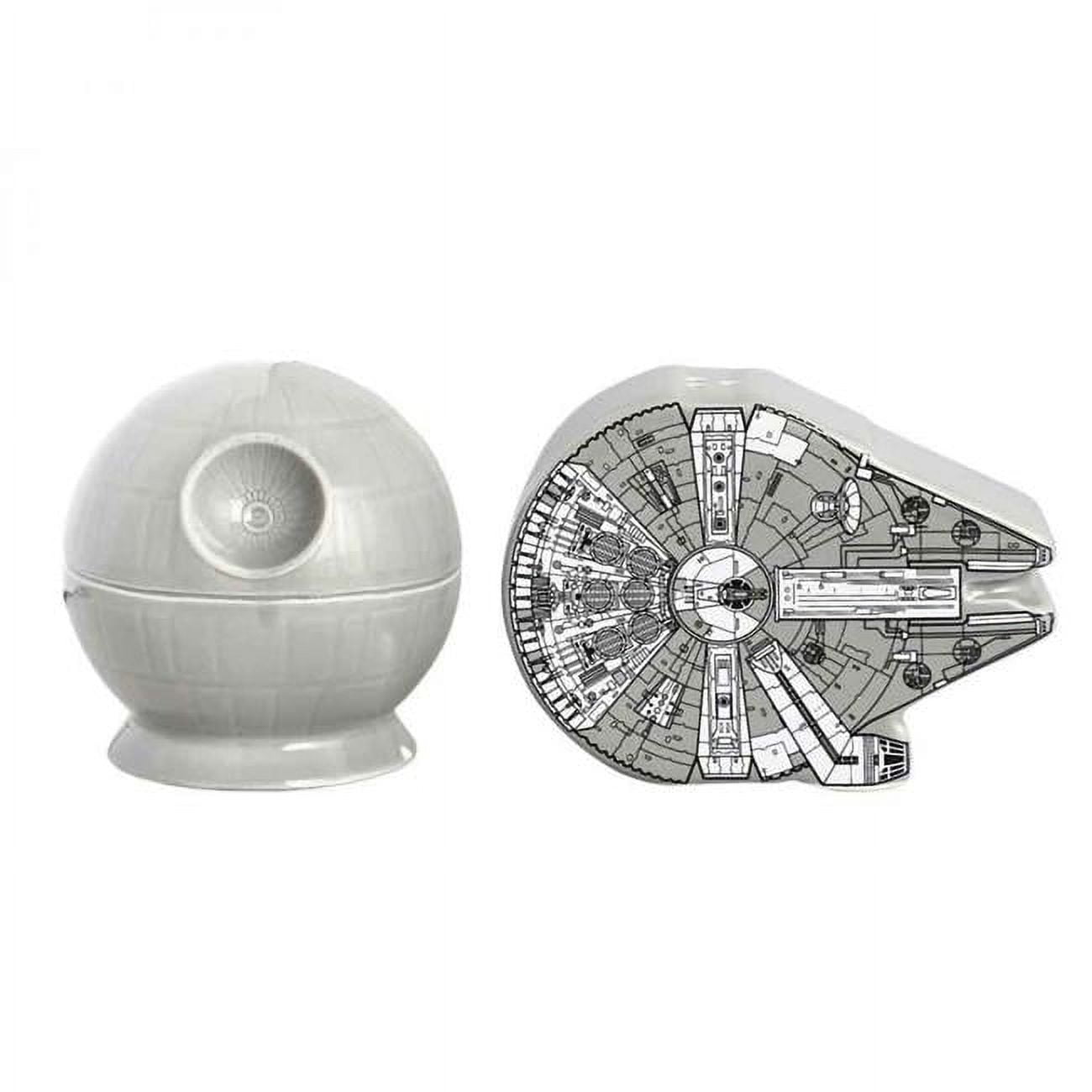 Millennium Falcon & Death Star Sculpted Salt & Pepper Set - Walmart.com