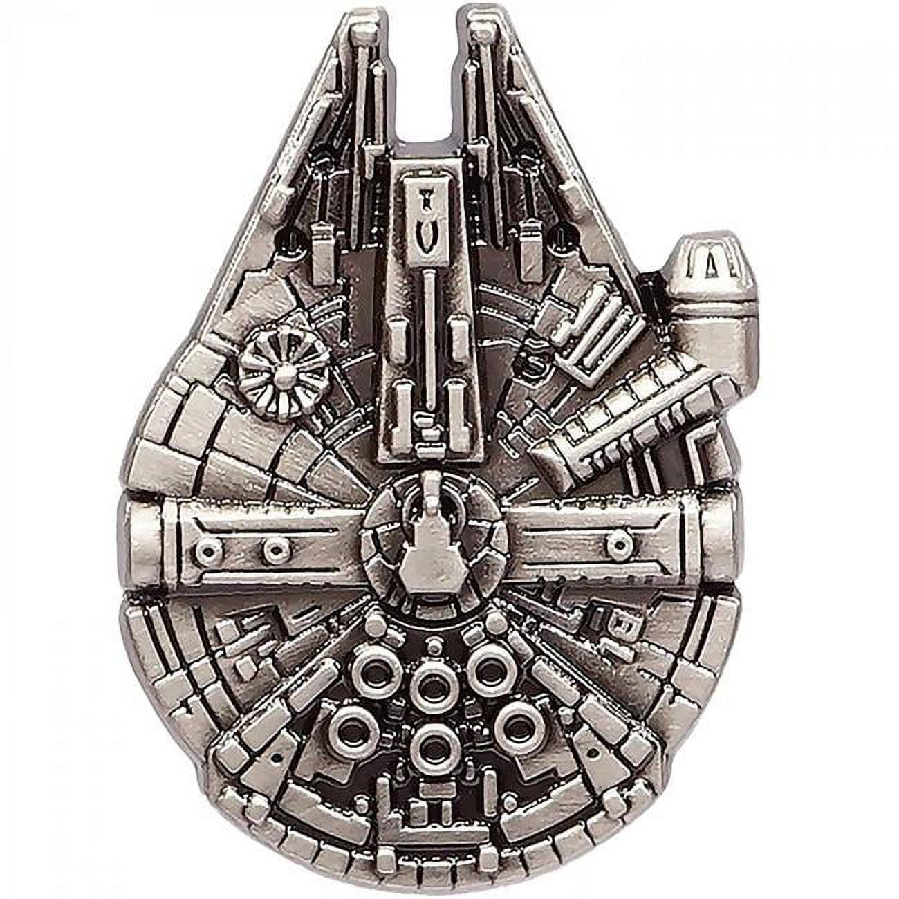 Millennium Falcon Pewter Lapel Pin, Silver - Walmart.com