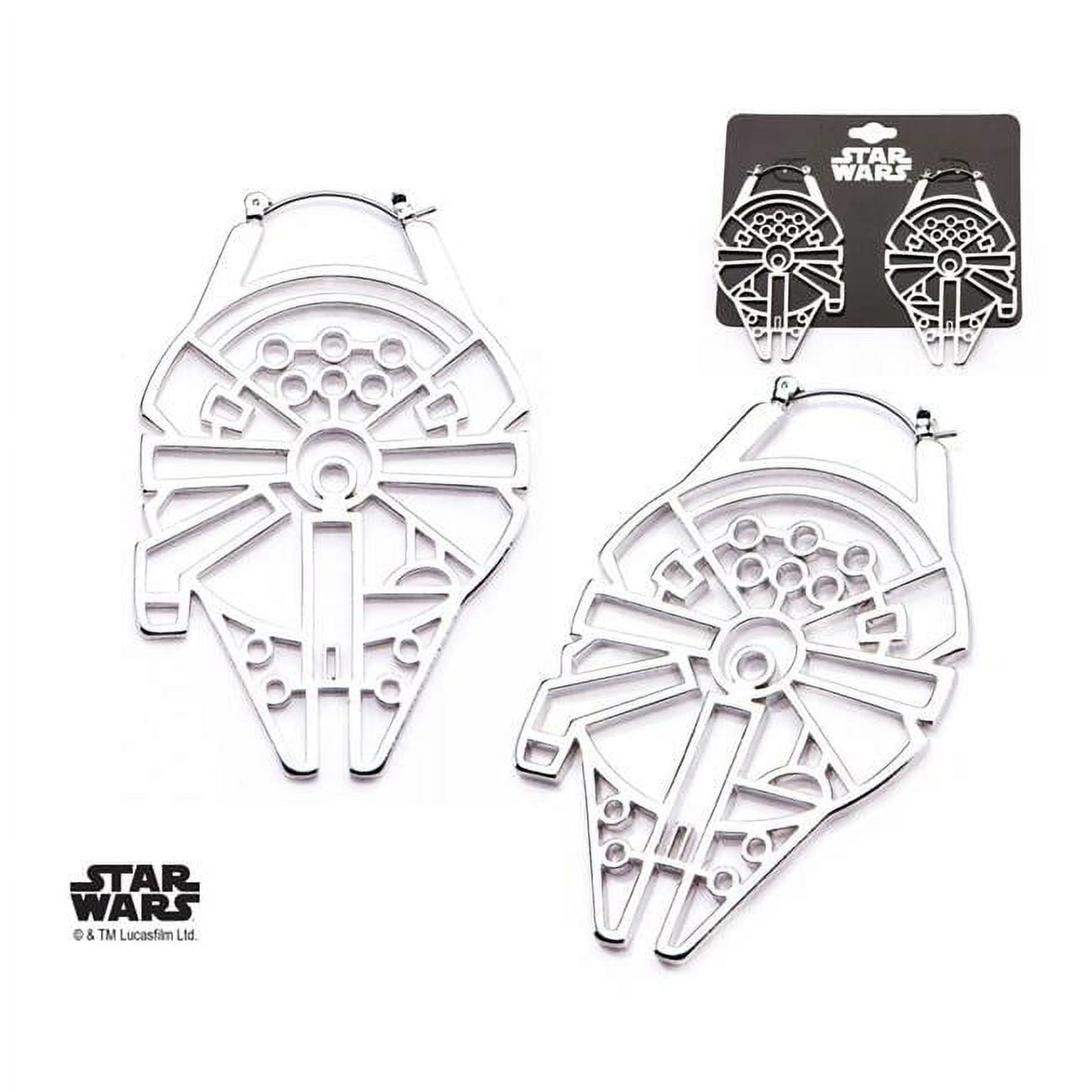Millennium Falcon with Steel Hanger Earrings - Walmart.com