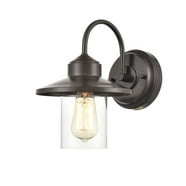 Aztec Lighting Transitional 1-light Olde Bronze Outdoor Wall Lantern ...