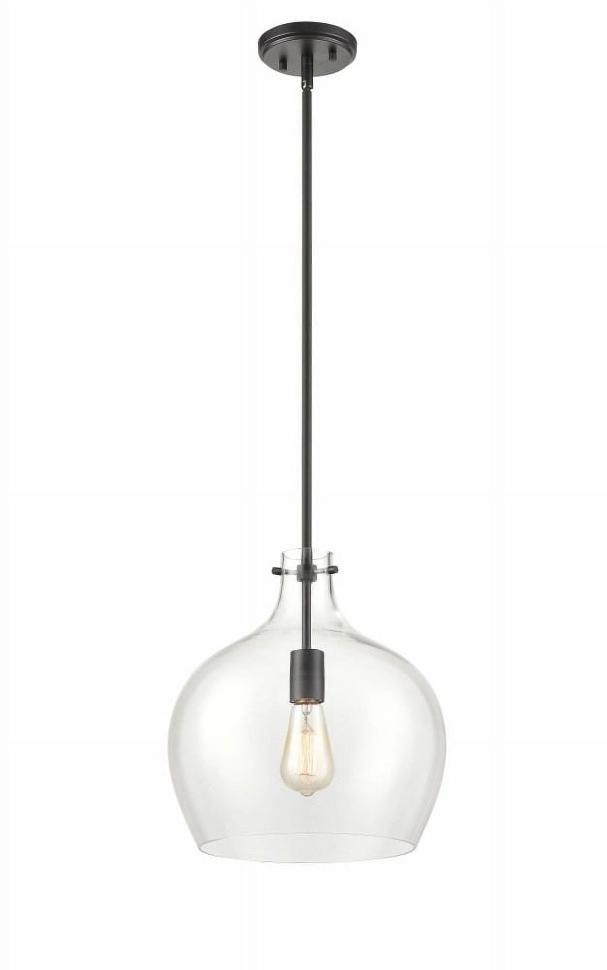 2071-MB-Millennium Lighting-1 Light Pendant-14.13 Inches Tall and 12.88 ...