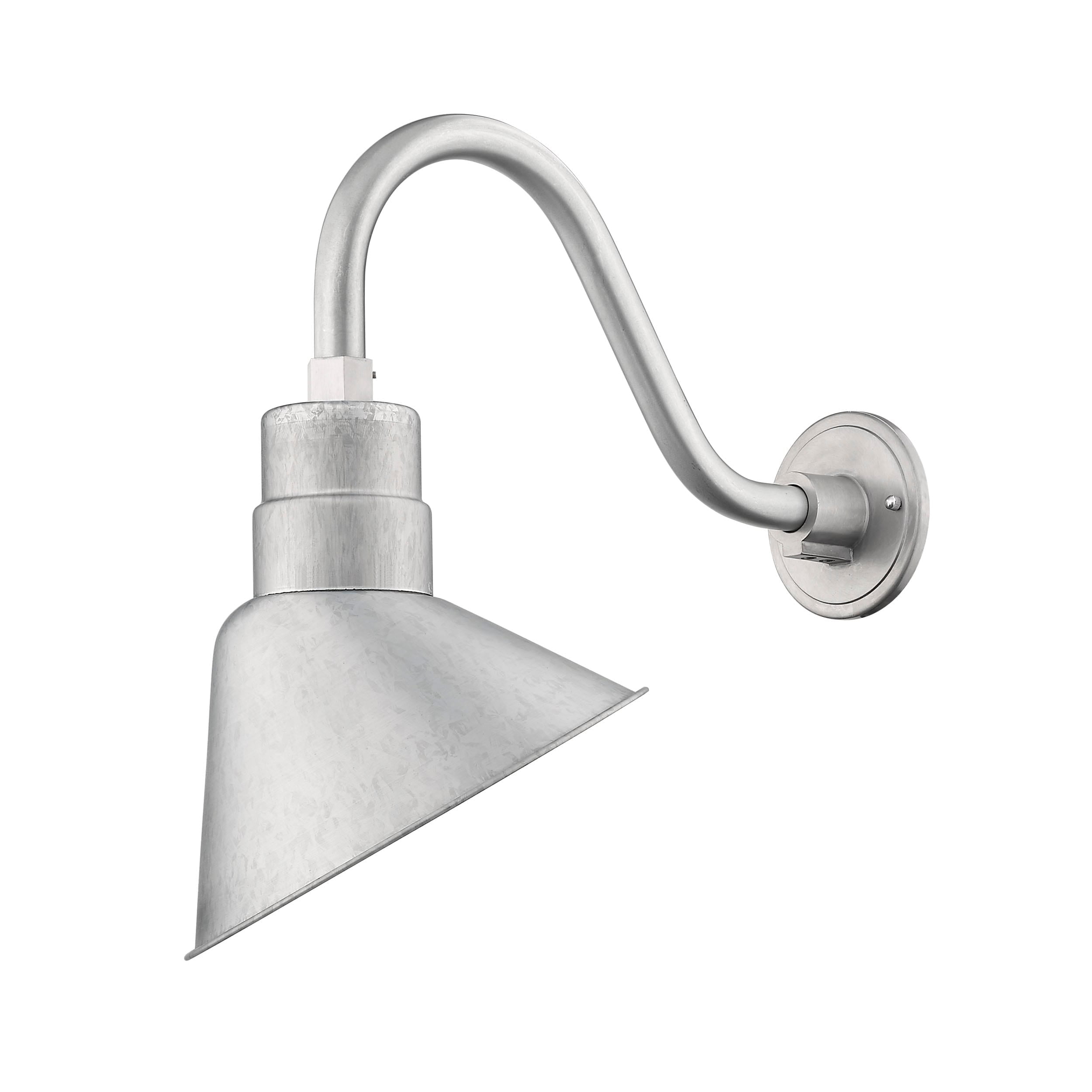 Millennium Lighting 10" Angle Shade with 15" Gooseneck in Multiple ...