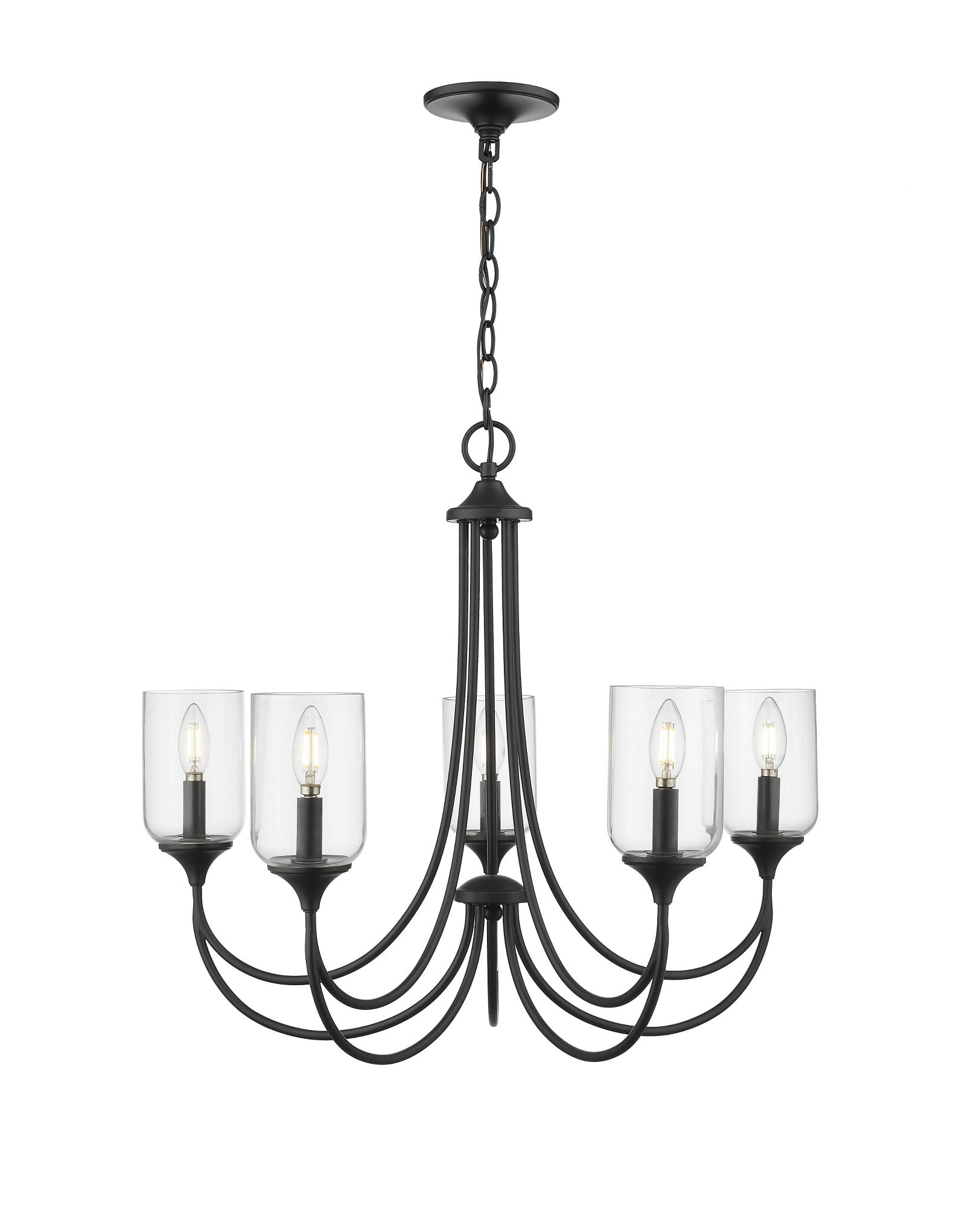 22405-MB Millennium Lighting Waddingham - 5 Light Chandelier-23 Inch ...