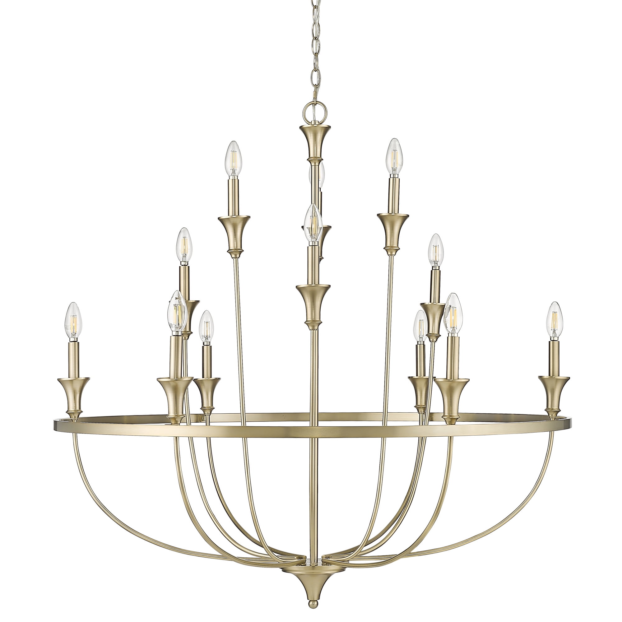 Millennium Lighting 28012 Emery 12 Light 40" Wide Taper Candle Style ...