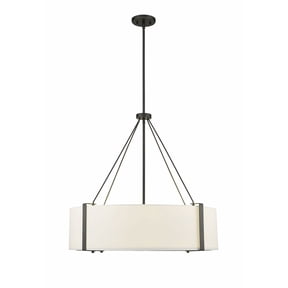 Millennium Lighting 4 Light Pendant Fixture, Vintage White, 23" Wide ...