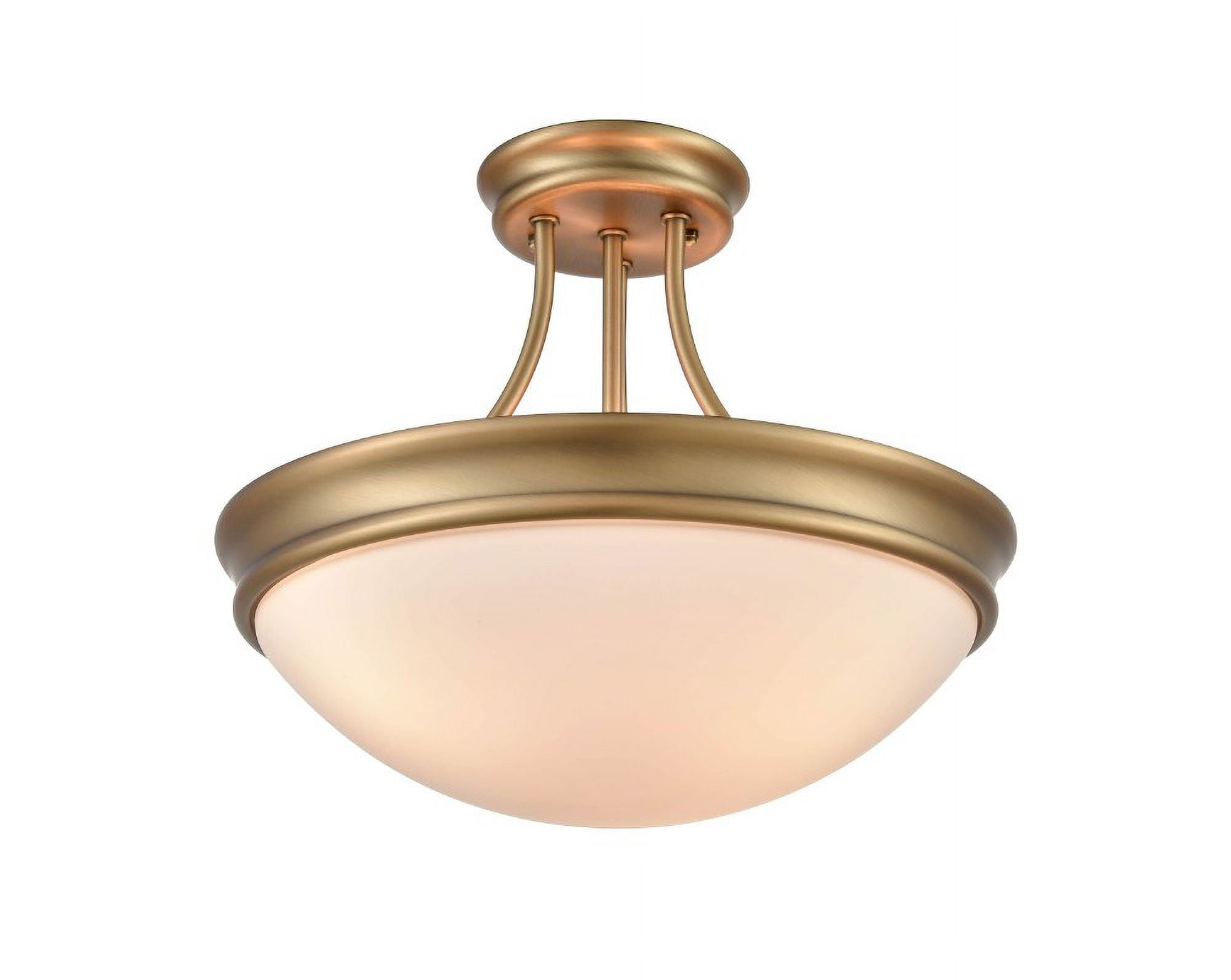 Millennium Lighting - 3 Light Semi-Flush Mount-15 Inches Tall and 14 Inches Wide - Walmart.com