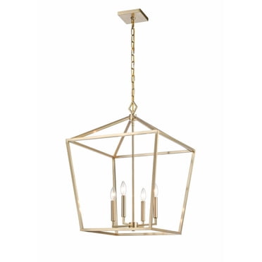 Millennium Lighting Avell 6 Light Chandelier in Modern Gold Modern Gold ...