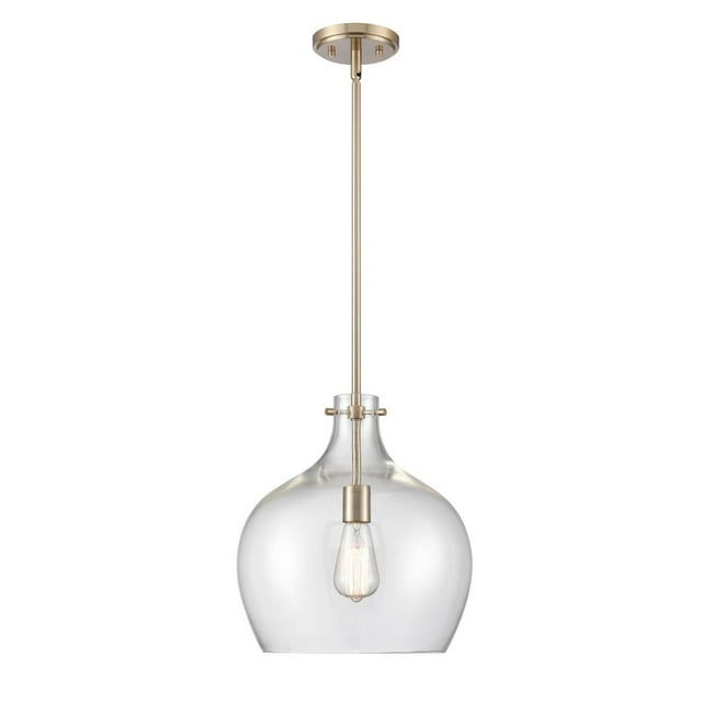Millennium Lighting 50" Metal 1 Light Pendant Fixture with Clear Glass ...