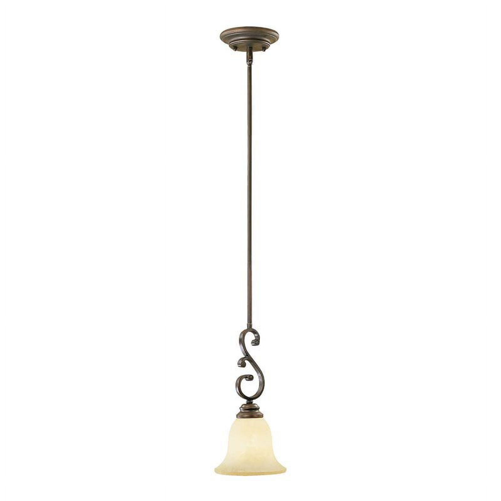 Millennium Lighting 53" 1 Light Metal Mini-Pendant Light in Rubbed ...