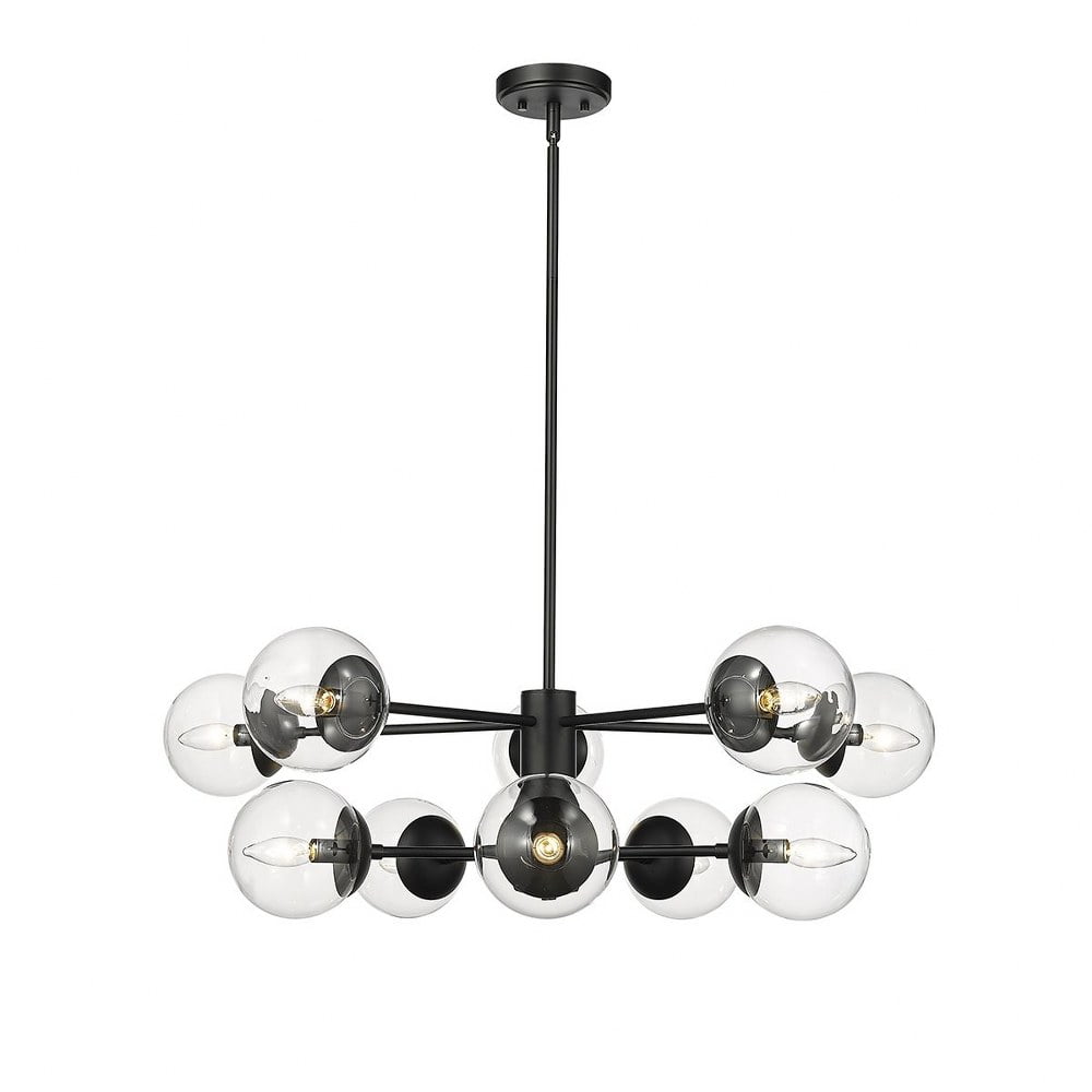 8150-MB Millennium Lighting Avell - 10 Light Chandelier-11 Inch Tall ...