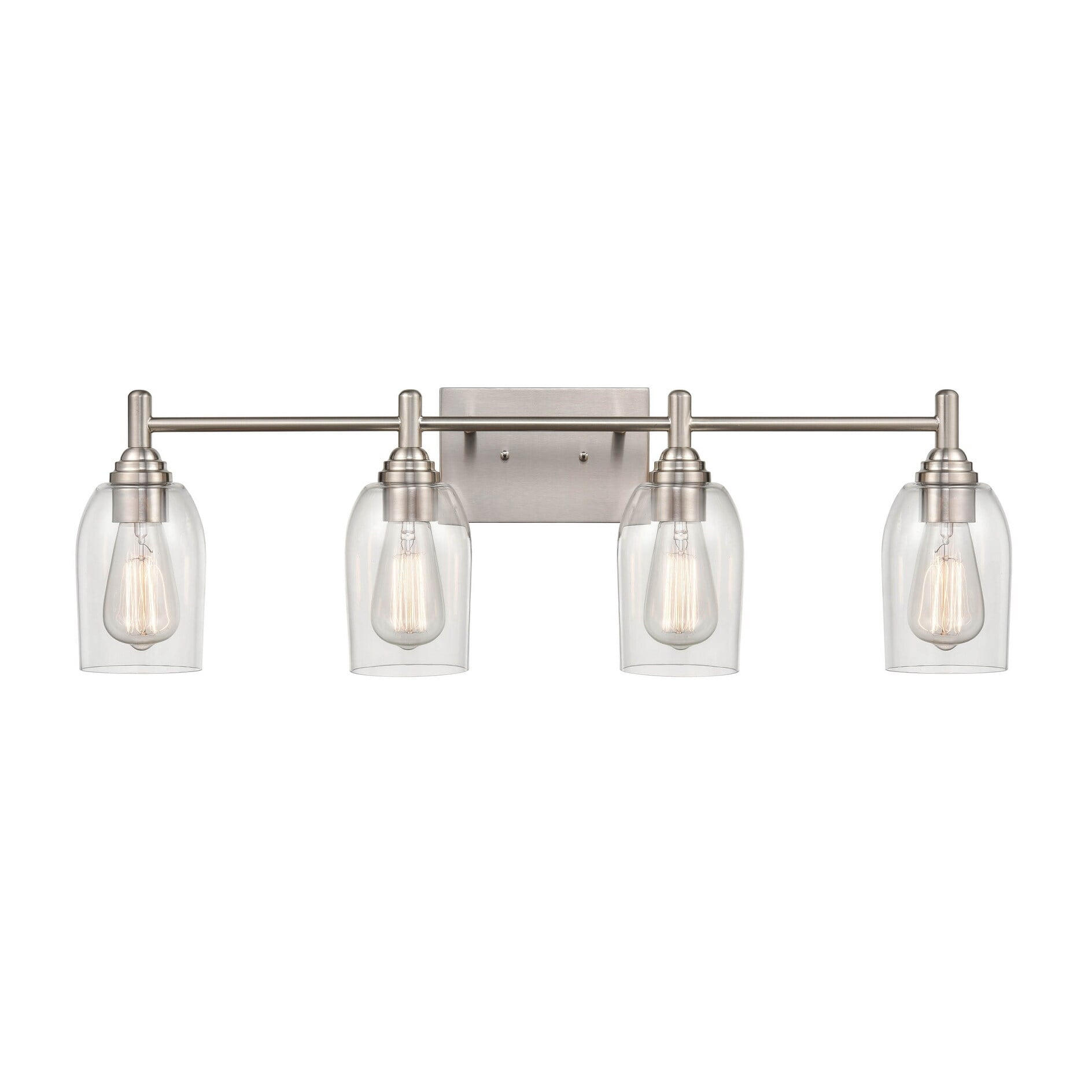 Millennium Lighting Arlett 4 Light Vanity Fixture in Modern Gold or ...