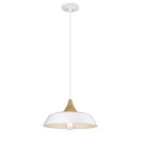 Millennium Lighting Corra 1 Light Pendant in Modern Gold for Kitchen ...