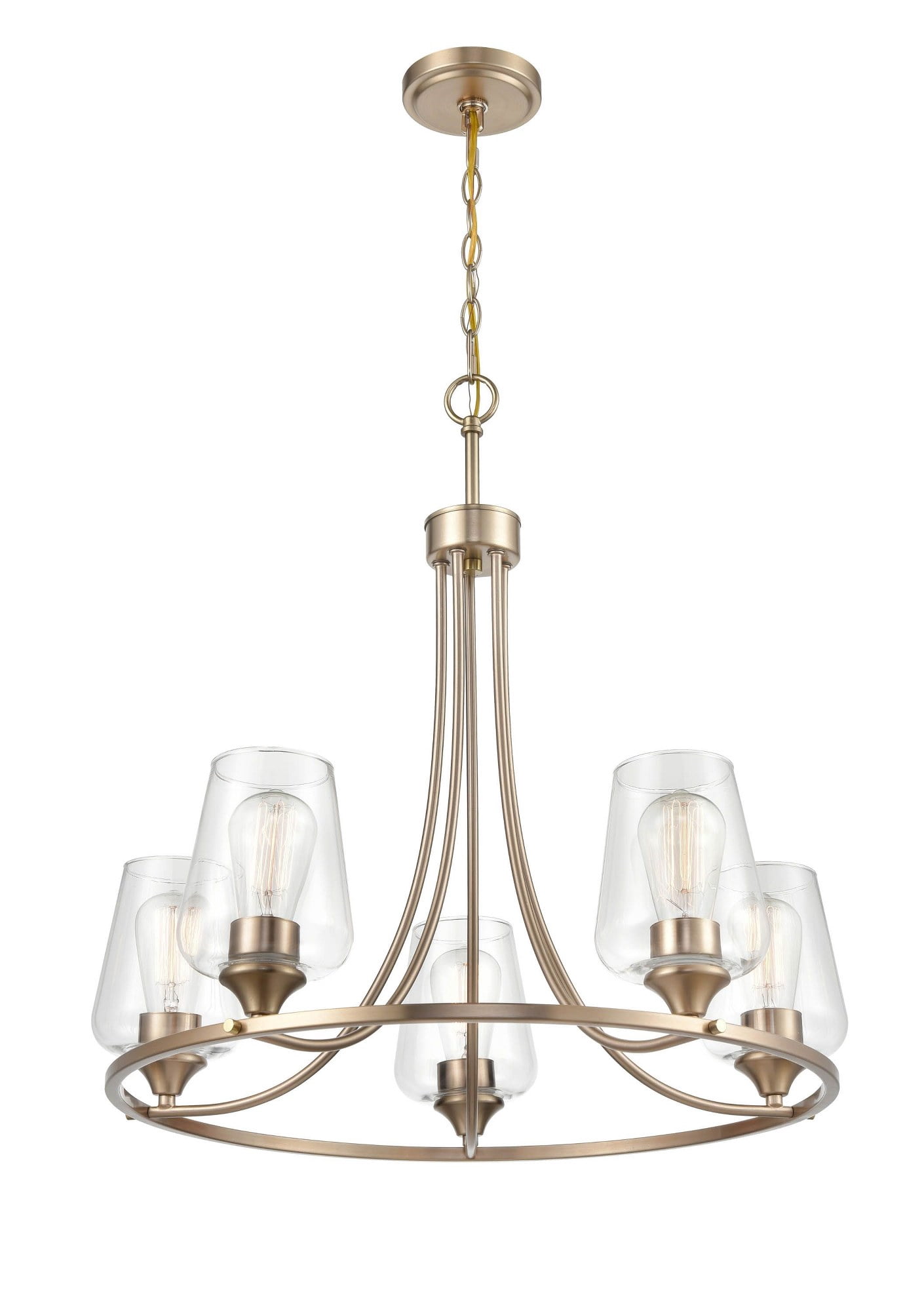 9725-MG Millennium Lighting Ashford - 5 Light Chandelier-25 Inch Tall ...