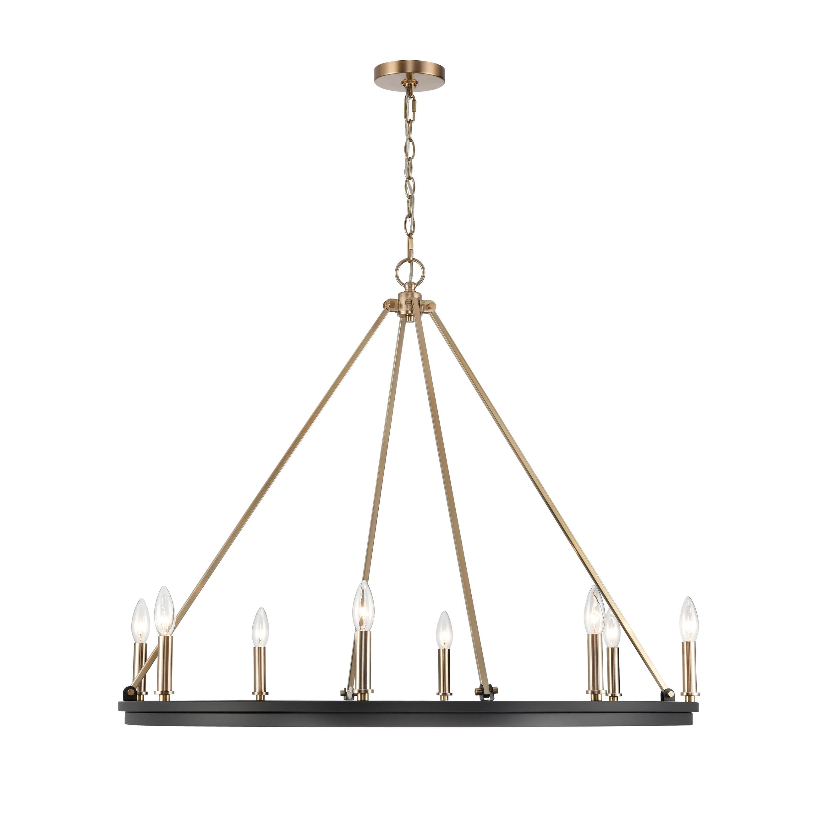 Millennium Lighting - Carruth - 8 Light Chandelier-28 Inches Tall and ...