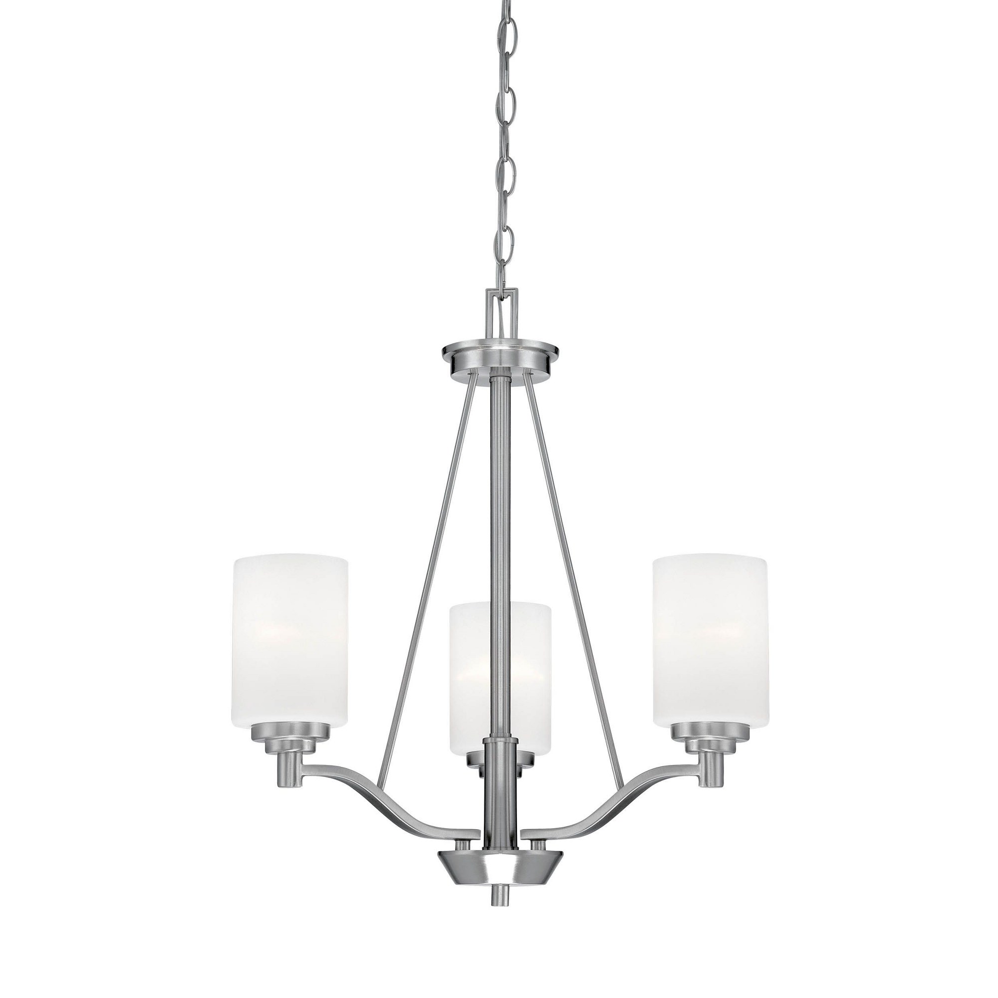 3153-SN Millennium Lighting Durham - 3 Light Chandelier-23 Inches Tall ...