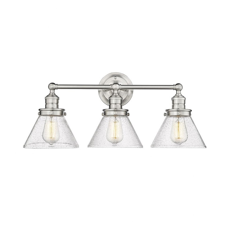 Eyden 3 - Light Brushed Nickel/Silver Wall Sconce - Walmart.com
