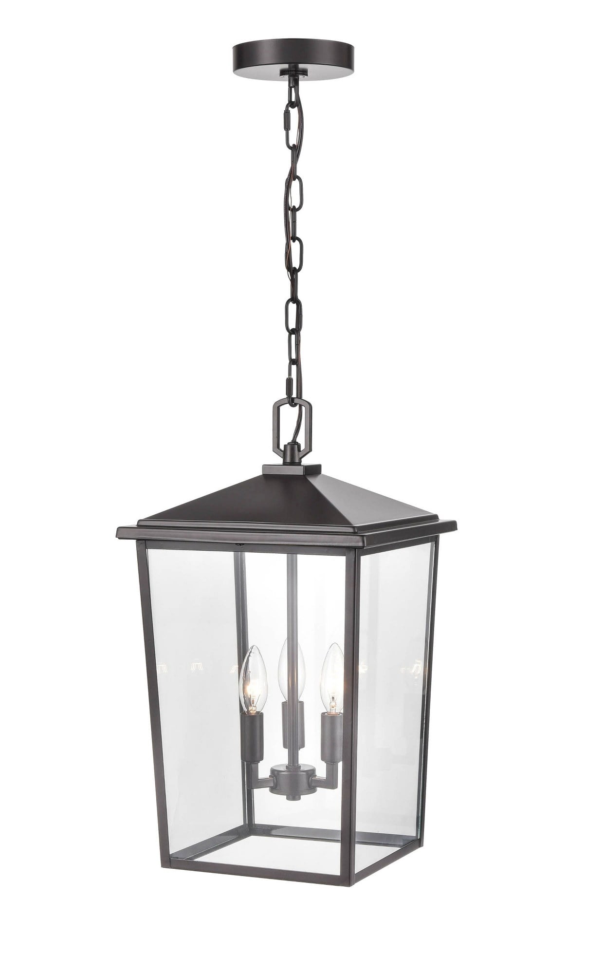 2973-PBZ Millennium Lighting Fetterton - 3 Light Outdoor Pendant-19.75 ...