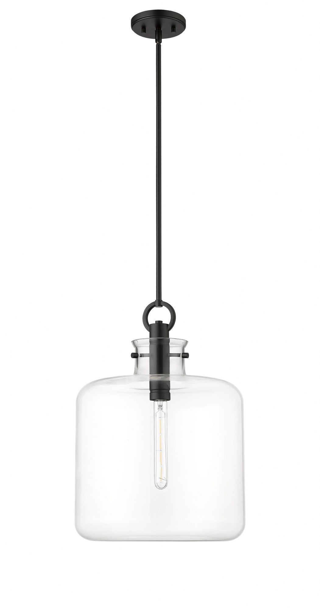 Millennium Lighting Hayloft 1 Light Pendant Fixture 20.2 Inch - Matte ...