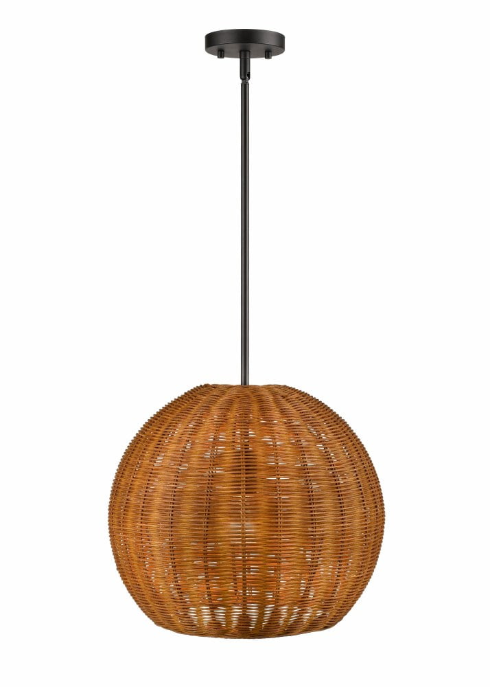 Millennium Lighting Inc. Millennium Lighting Elise Natural Rattan 1 ...