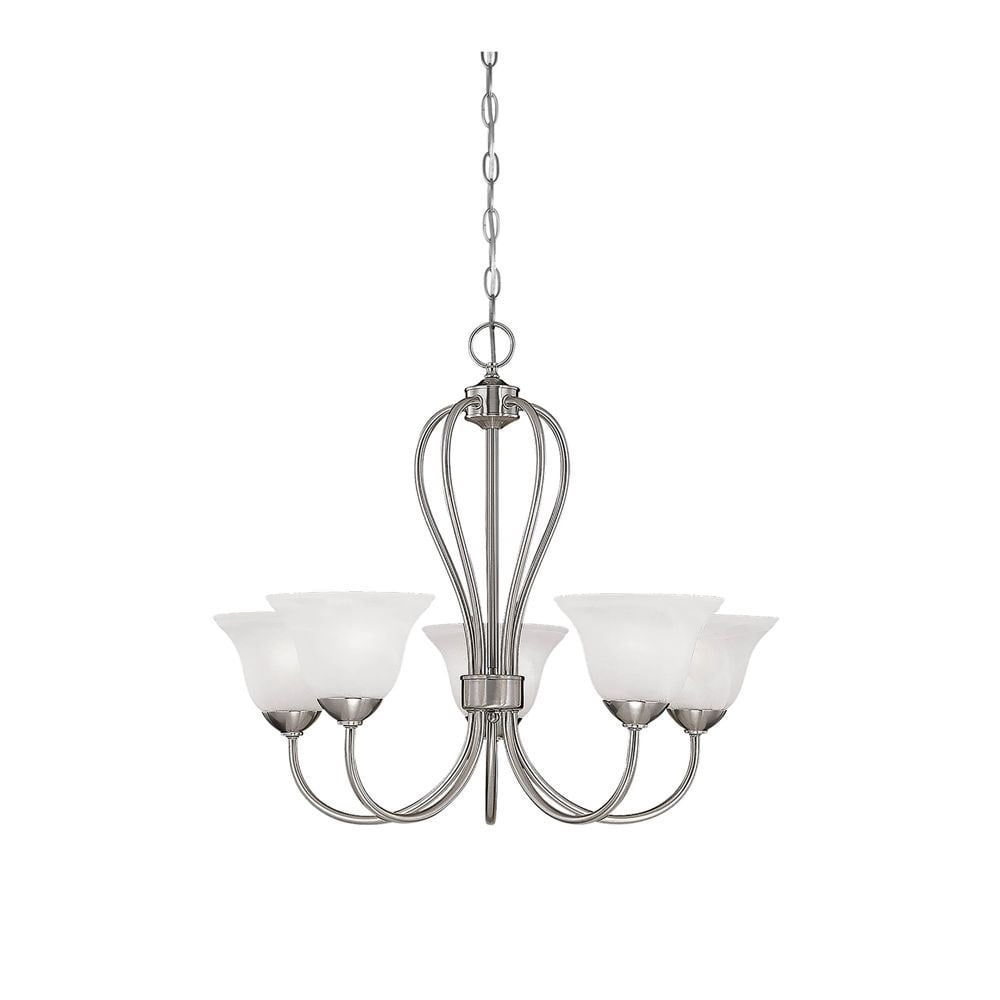 75-SN Millennium Lighting Main Street - 5 Light Chandelier-22 Inches ...