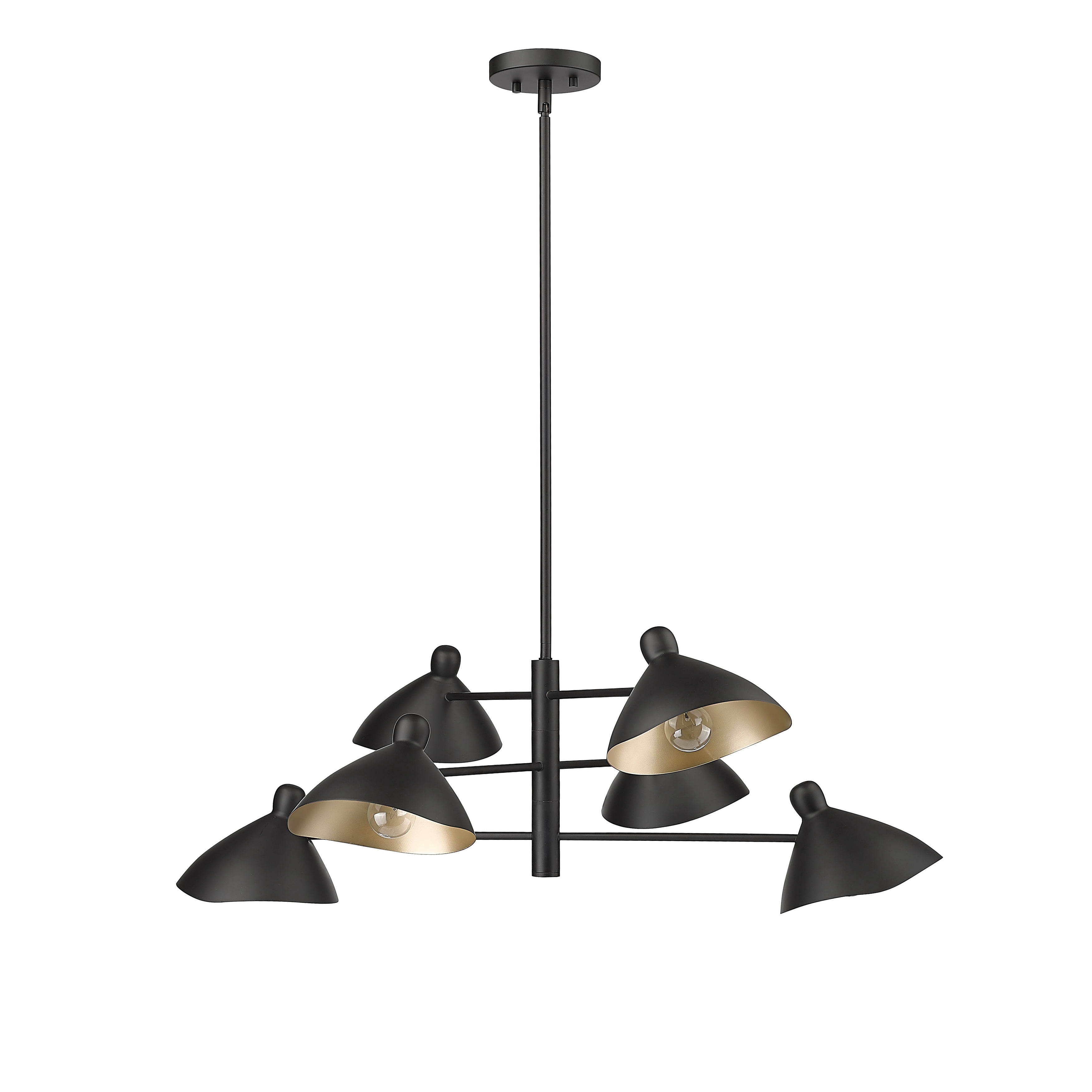 Millennium Lighting Raven 8/10 Chandelier Ceiling Light Matte Black ...