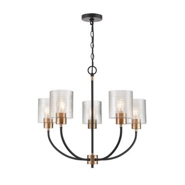Millennium Lighting Avell 6 Light Chandelier in Modern Gold Modern Gold ...