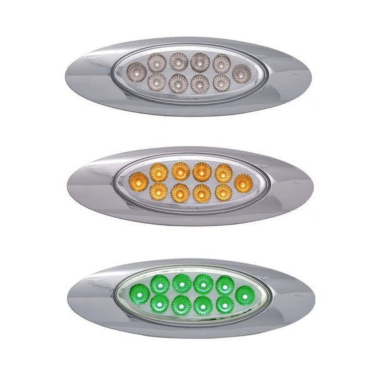 Millennium M1 Style Dual Revolution Amber & Green LED Marker Light ...