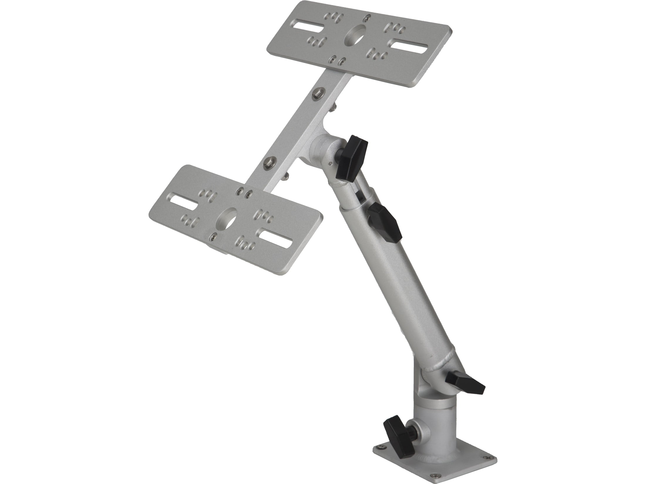 Millennium Marine Double Fish Finder Mount Silver - Walmart.com