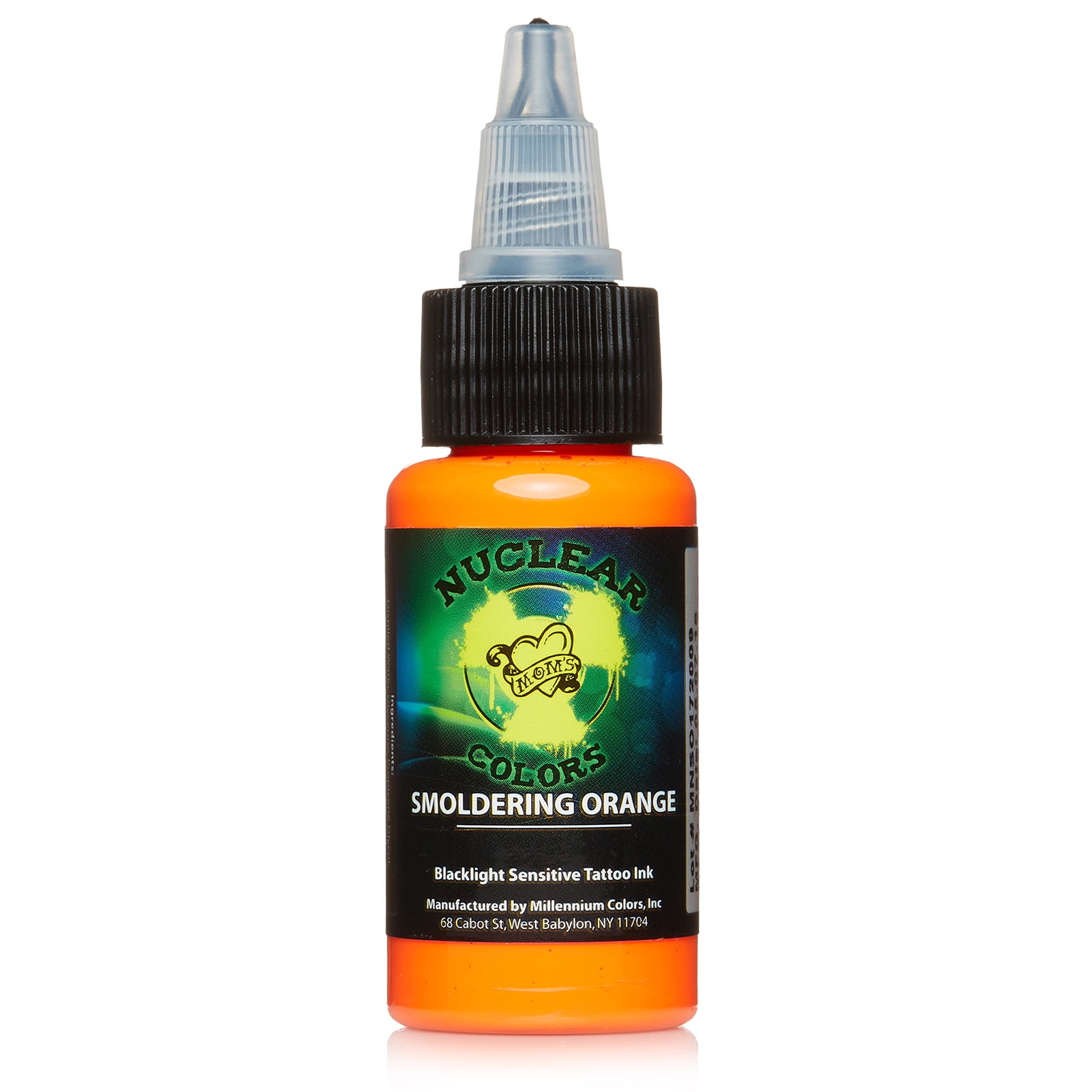 Millennium Mom's Nuclear Colors Smoldering Orange Tattoo Ink Glow UV ...