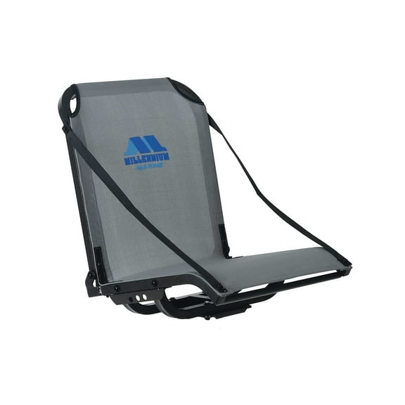 Millennium Marine B100 ComfortMAX Boat Seat (Gray) + Adjustable D200 ...