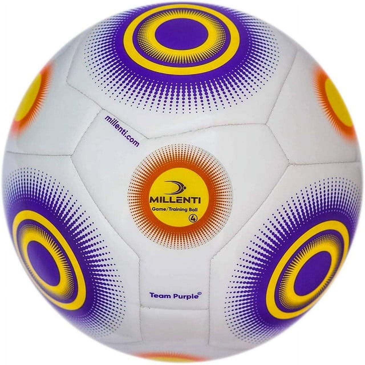 Millenti Team Training Soccer Balls - Soft Touch Adult Size 5 Soccer ...