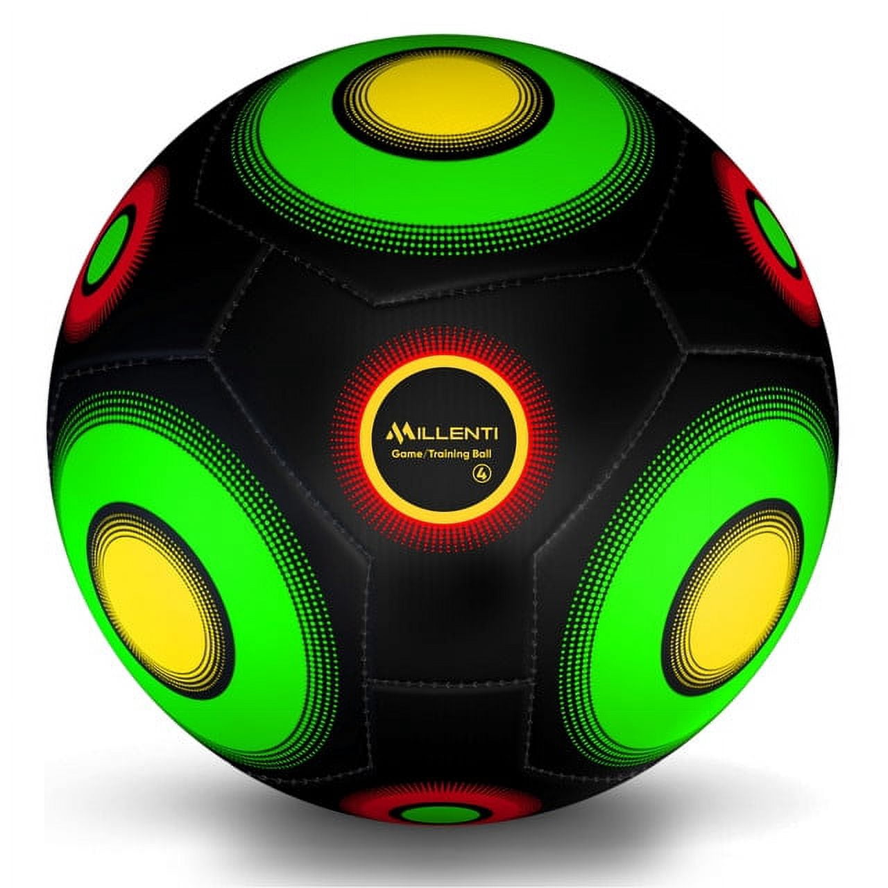 Millenti Team Youth Soccer Balls - Soft Touch Kids Size 4 Soccer Ball ...