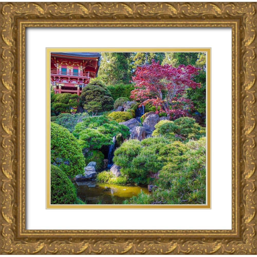 Miller, Anna 15x15 Gold Ornate Wood Framed with Double Matting Museum ...