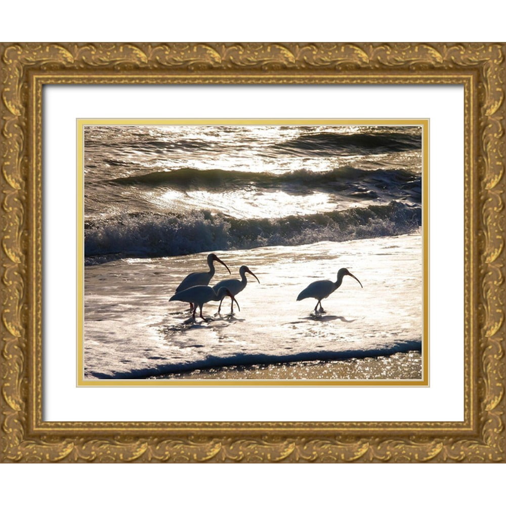 Miller, Anna 24x19 Gold Ornate Wood Framed with Double Matting Museum ...