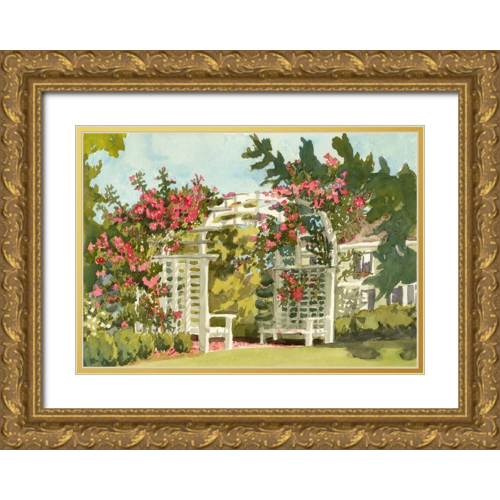 Miller, Dianne 14x11 Gold Ornate Wood Framed with Double Matting Museum ...